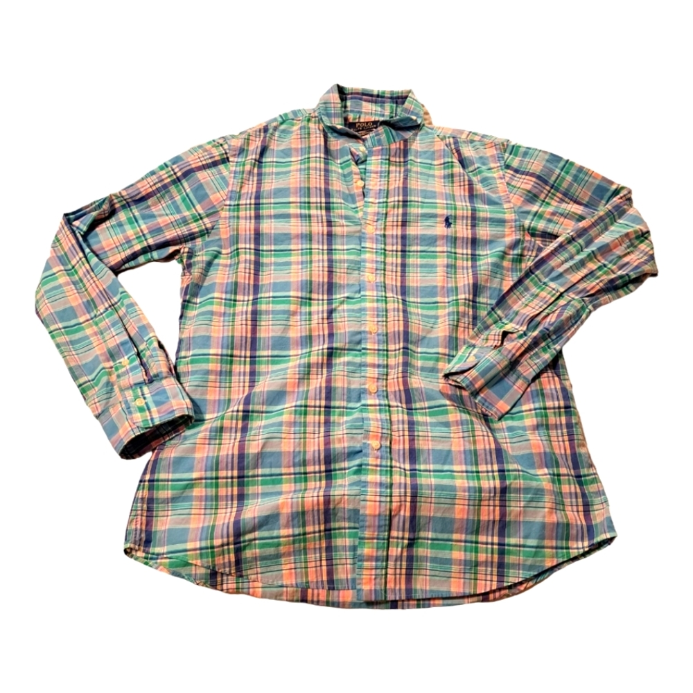 Polo Ralph Lauren Pastel Plaid Shirt - Gem